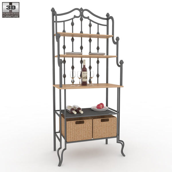 Saint Pierre Bakers Rack 3D model - Download in MAX, OBJ, FBX, C4D