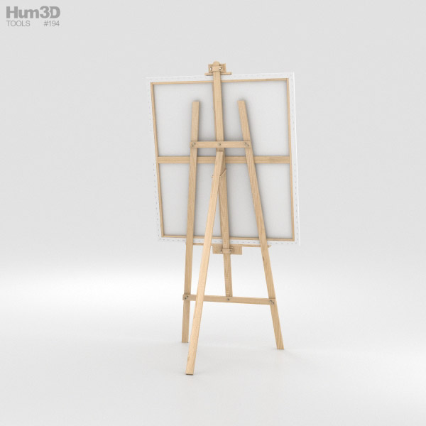 Easel 3D model - Download in MAX, OBJ, FBX, C4D