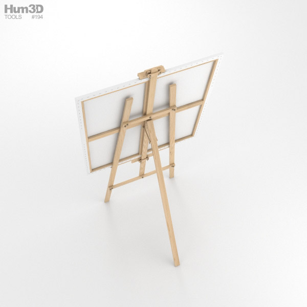 Easel 3D model - Download in MAX, OBJ, FBX, C4D