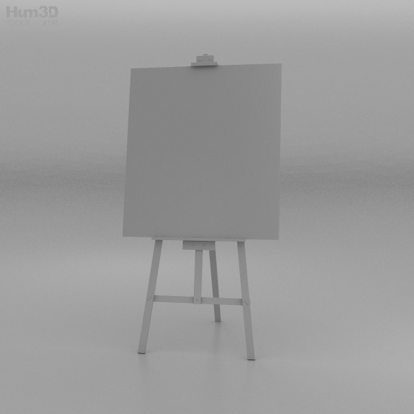 Easel 3D model - Download in MAX, OBJ, FBX, C4D