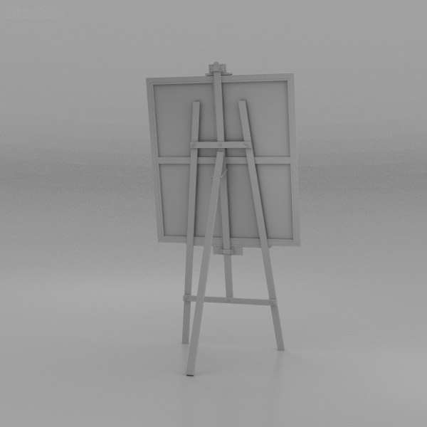 Easel 3D model - Download in MAX, OBJ, FBX, C4D