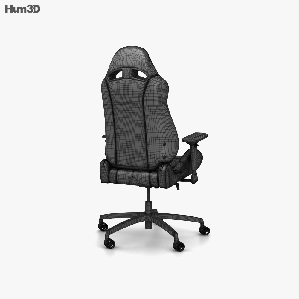 Alienware S5000 Gaming chair 3D model - Download in MAX, OBJ, FBX, C4D