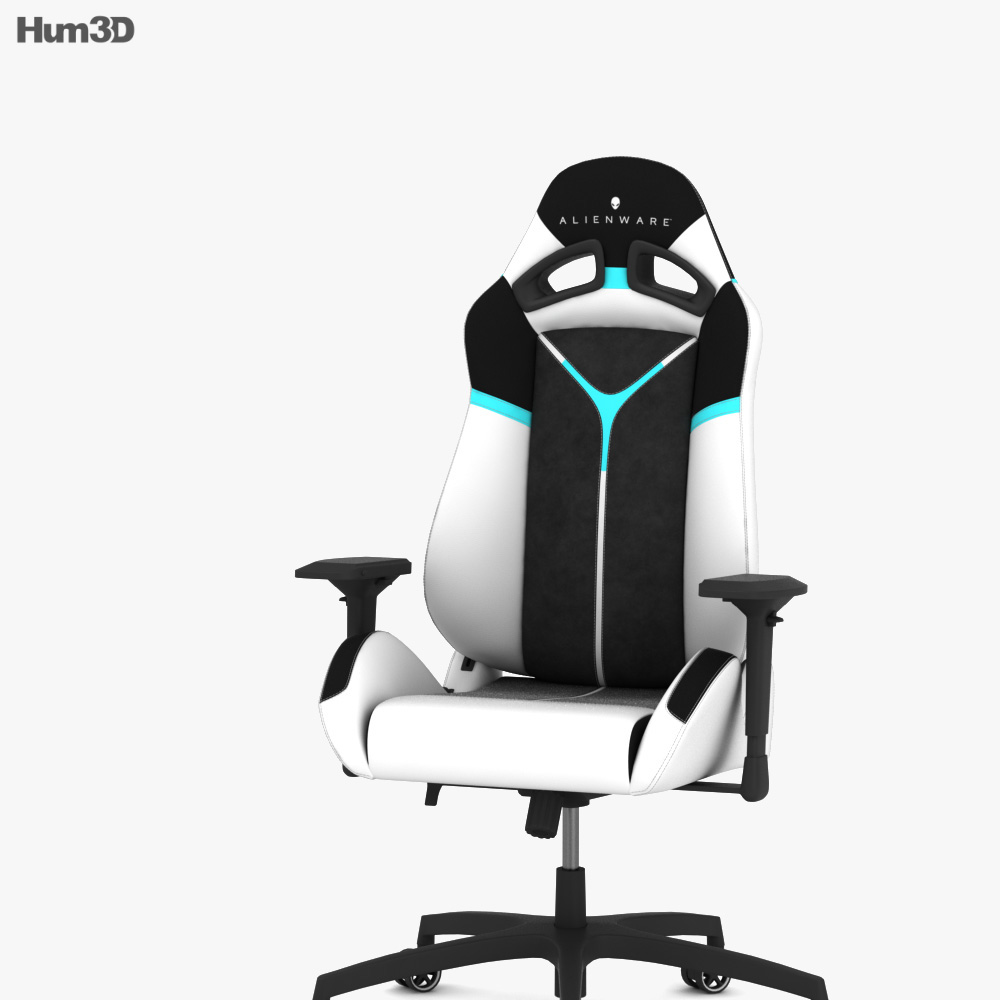 Alienware S5000 Gaming chair 3D model - Download in MAX, OBJ, FBX, C4D