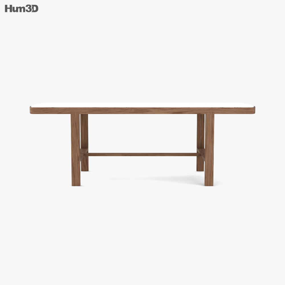 Alivar Convivio Table 3D model - Download in MAX, OBJ, FBX, C4D