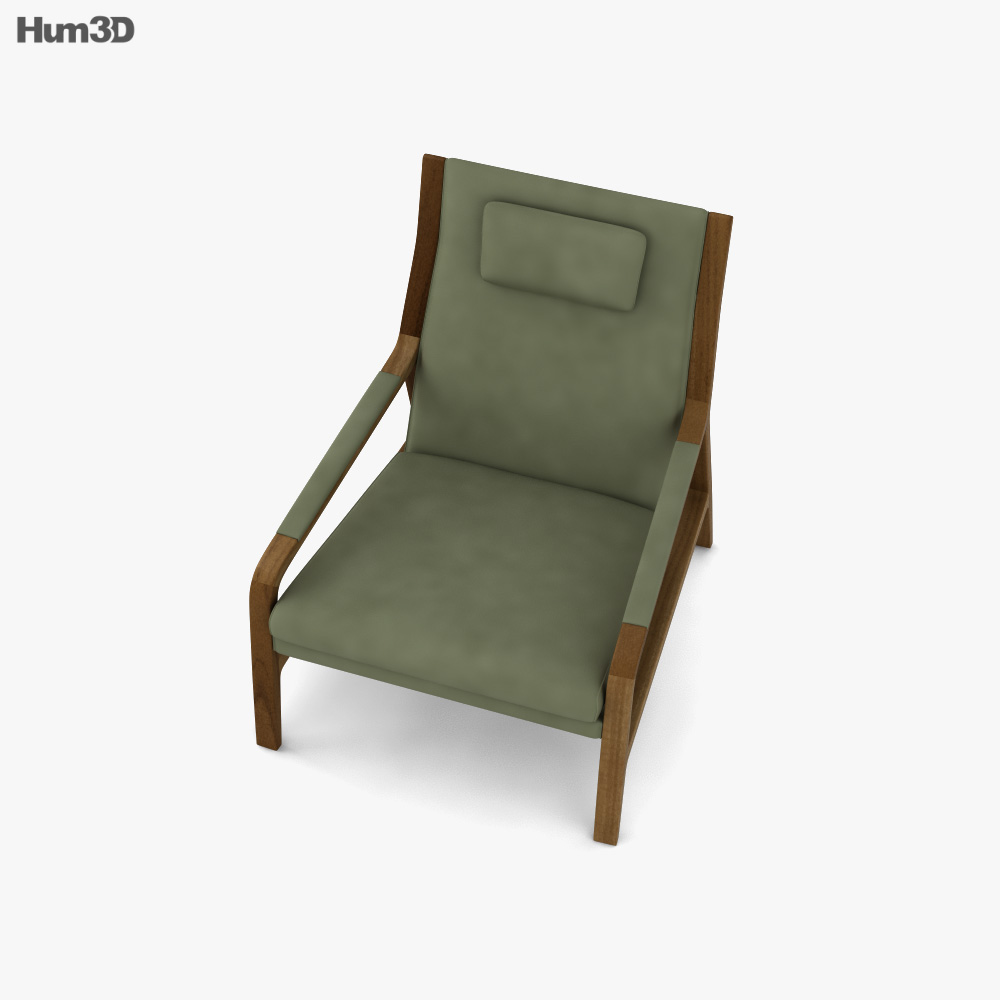 Alivar Margot Relax Armchair 3D model - Download in MAX, OBJ, FBX, C4D