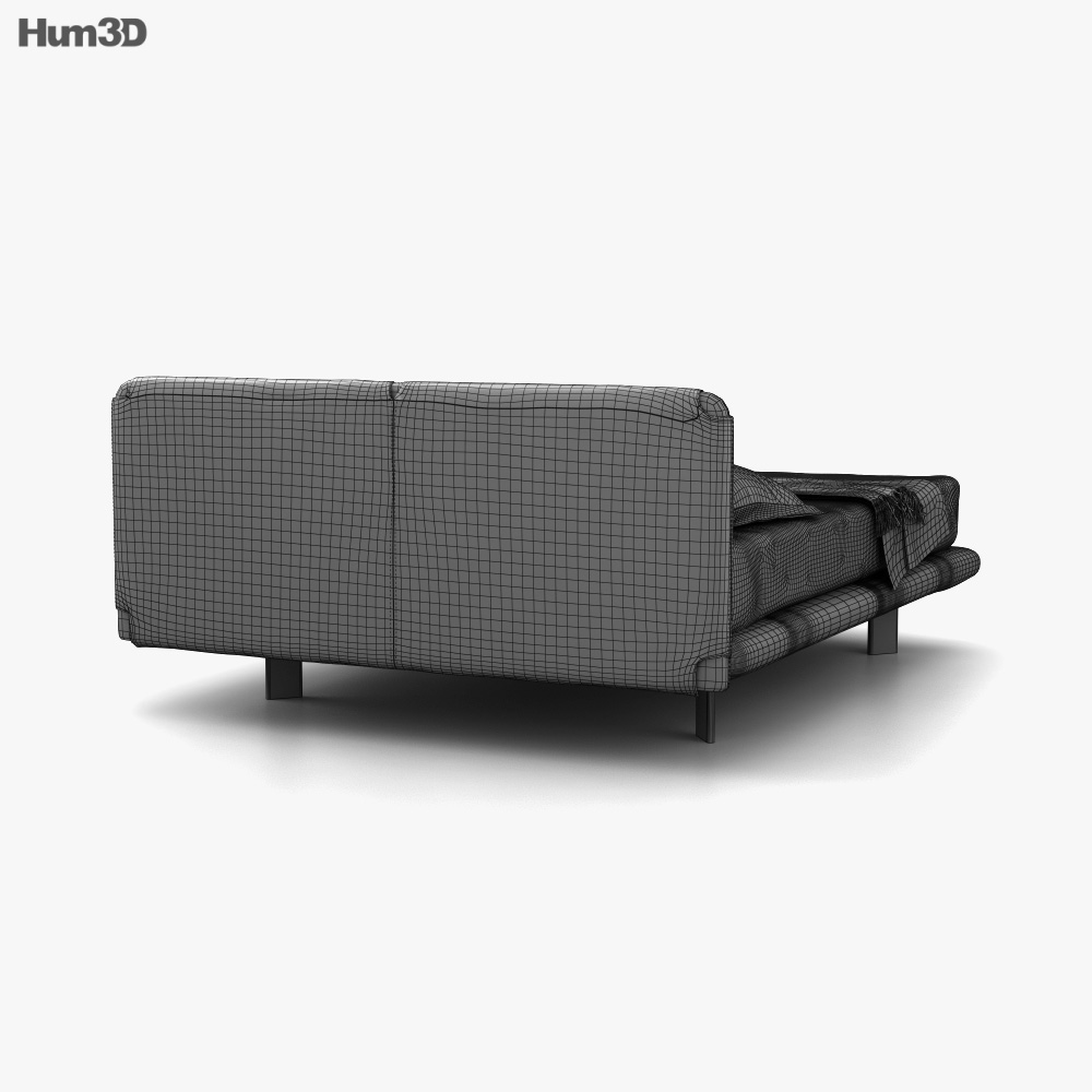 Alivar Cuddle Bed 3D model - Download in MAX, OBJ, FBX, C4D