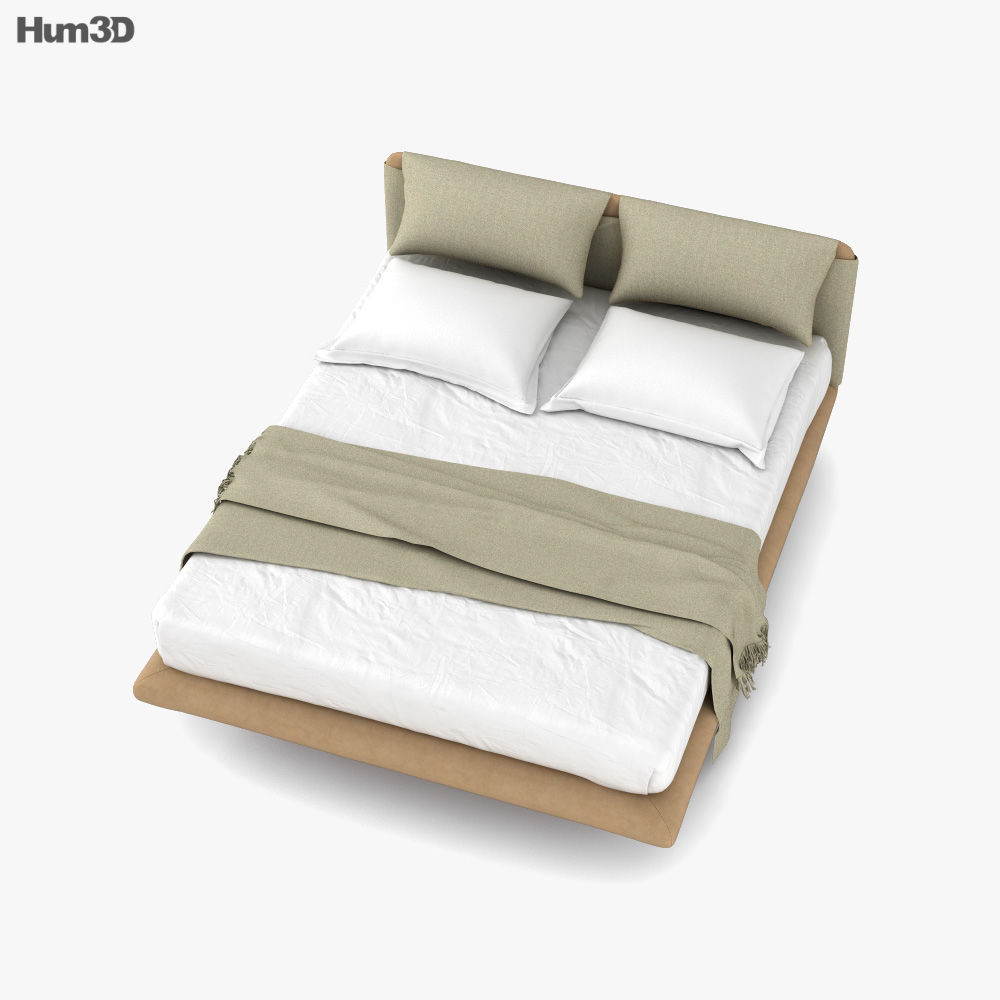 Alivar Cuddle Bed 3D model - Download in MAX, OBJ, FBX, C4D