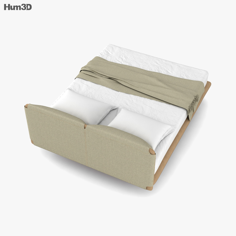 Alivar Cuddle Bed 3D model - Download in MAX, OBJ, FBX, C4D