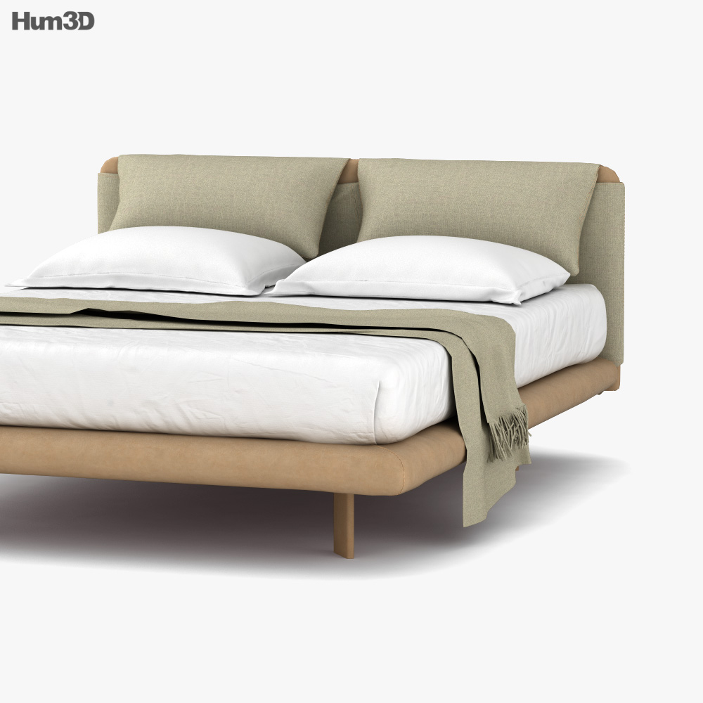 Alivar Cuddle Bed 3D model - Download in MAX, OBJ, FBX, C4D