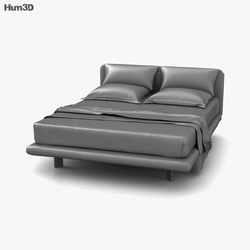 Alivar Cuddle Bed 3D model - Download in MAX, OBJ, FBX, C4D