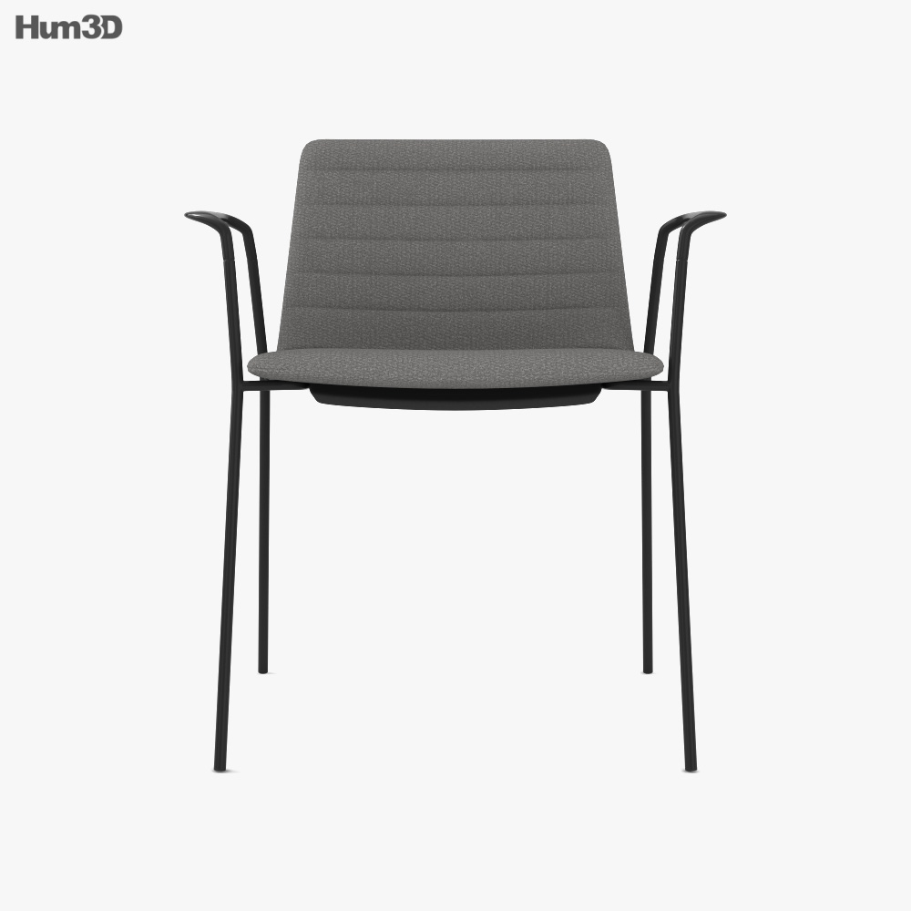 Andreu World Flex Chair 3D model - Download in MAX, OBJ, FBX, C4D