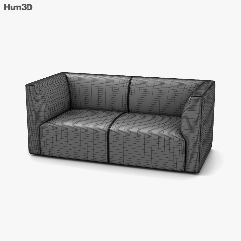 Andreu World Grand Raglan Sofa 3D model - Download in MAX, OBJ, FBX, C4D