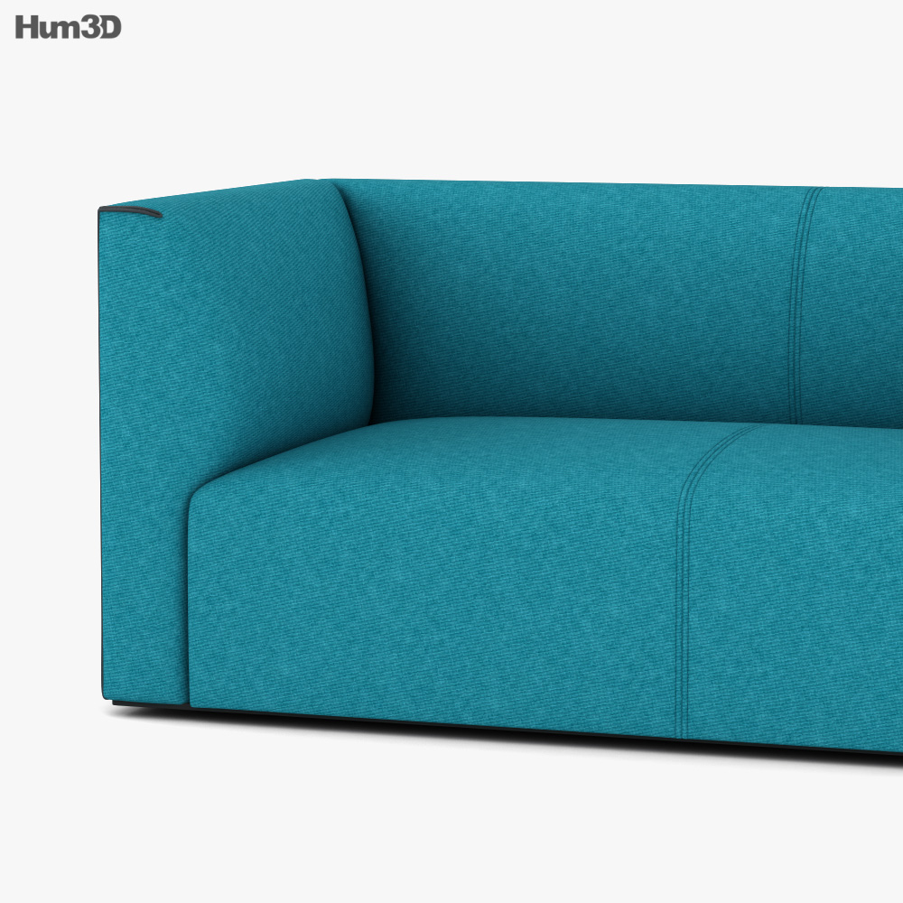 Andreu World Grand Raglan Sofa 3D model - Download in MAX, OBJ, FBX, C4D