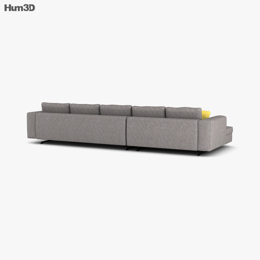 Arflex Lee Sofa 3D model - Download in MAX, OBJ, FBX, C4D