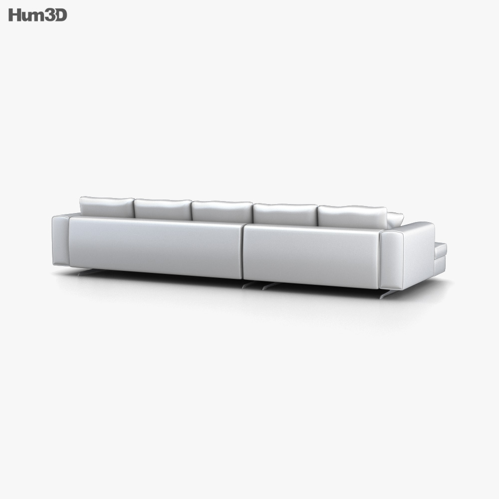 Arflex Lee Sofa 3D model - Download in MAX, OBJ, FBX, C4D