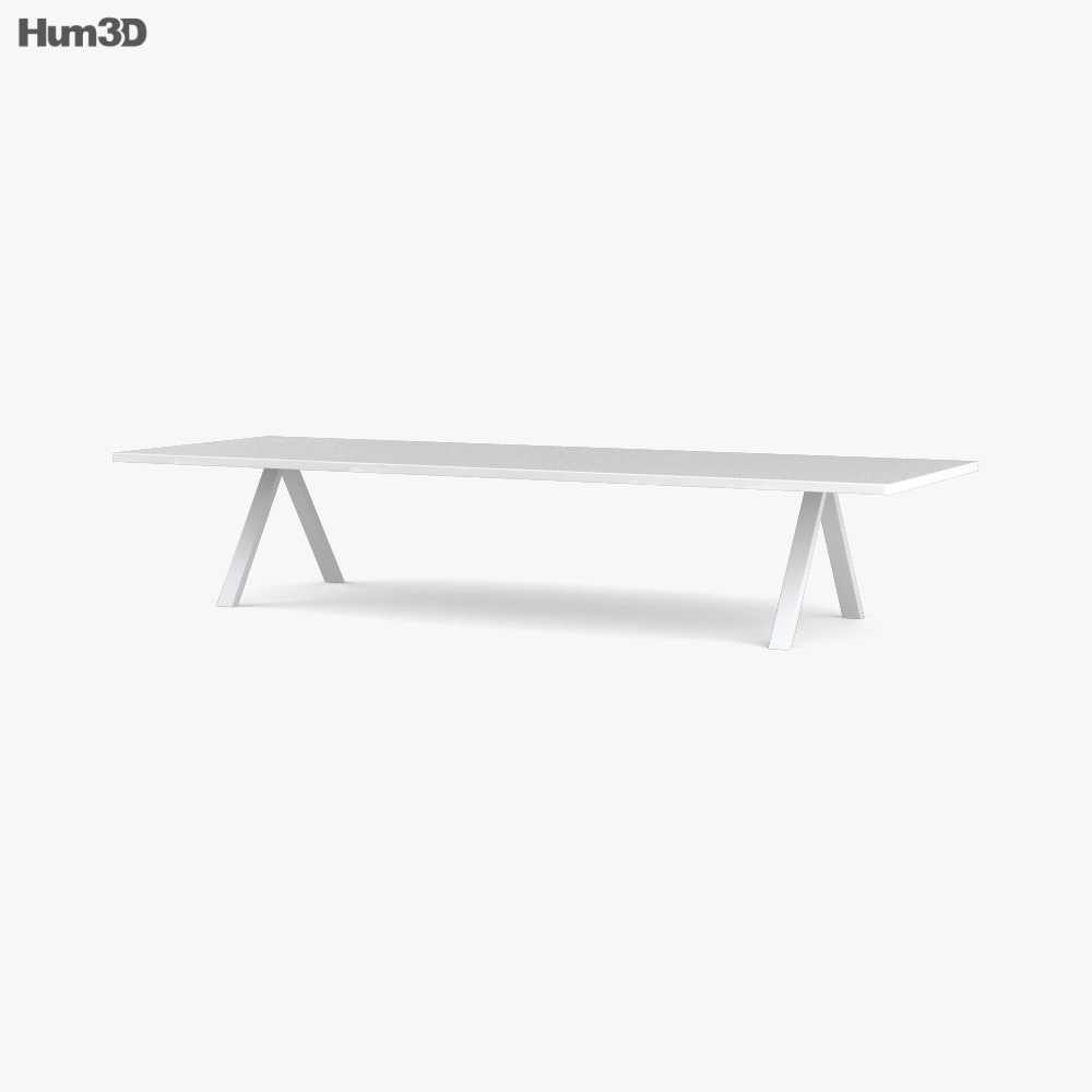 Arper Cross Table 3D model - Download in MAX, OBJ, FBX, C4D