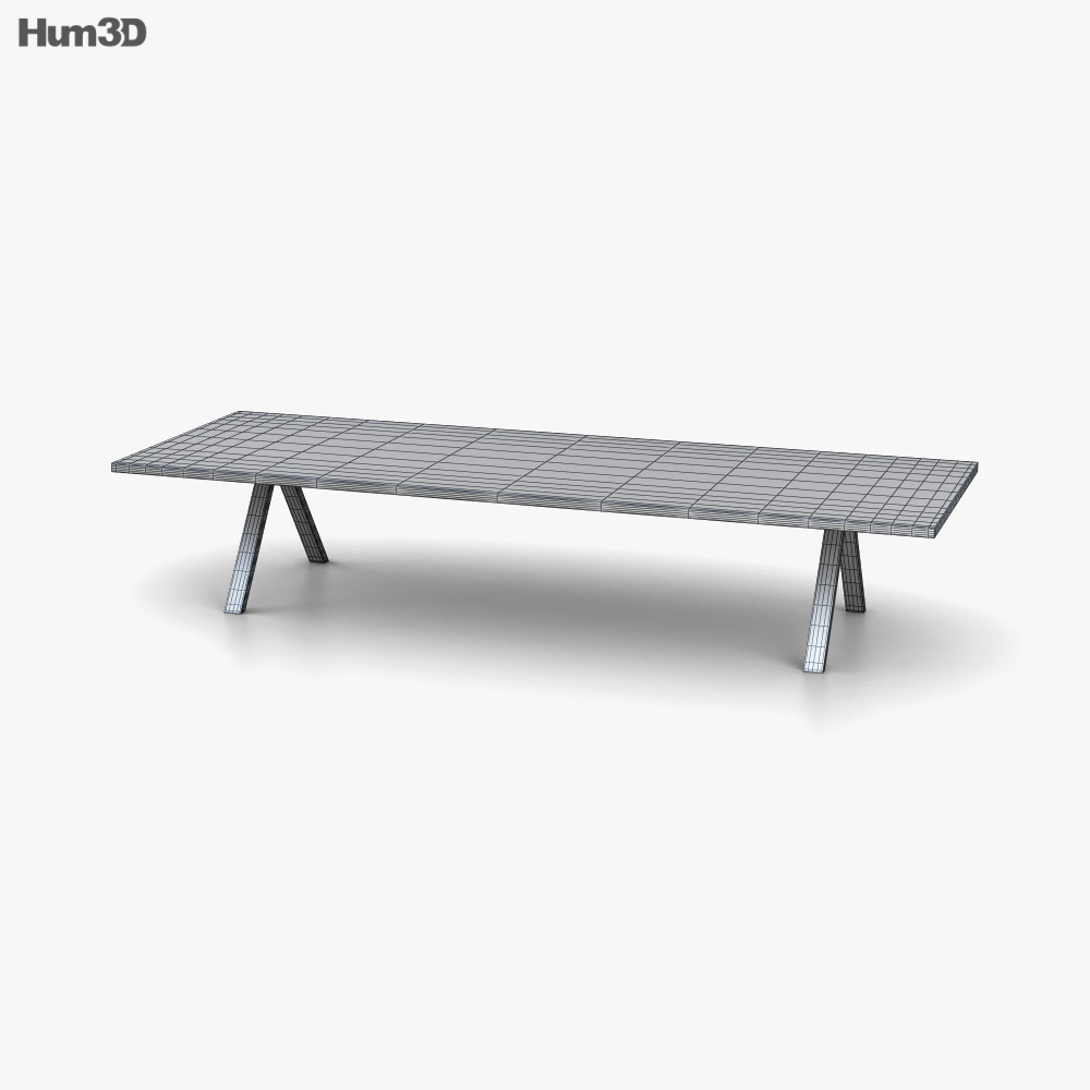 Arper Cross Table 3D model - Download in MAX, OBJ, FBX, C4D