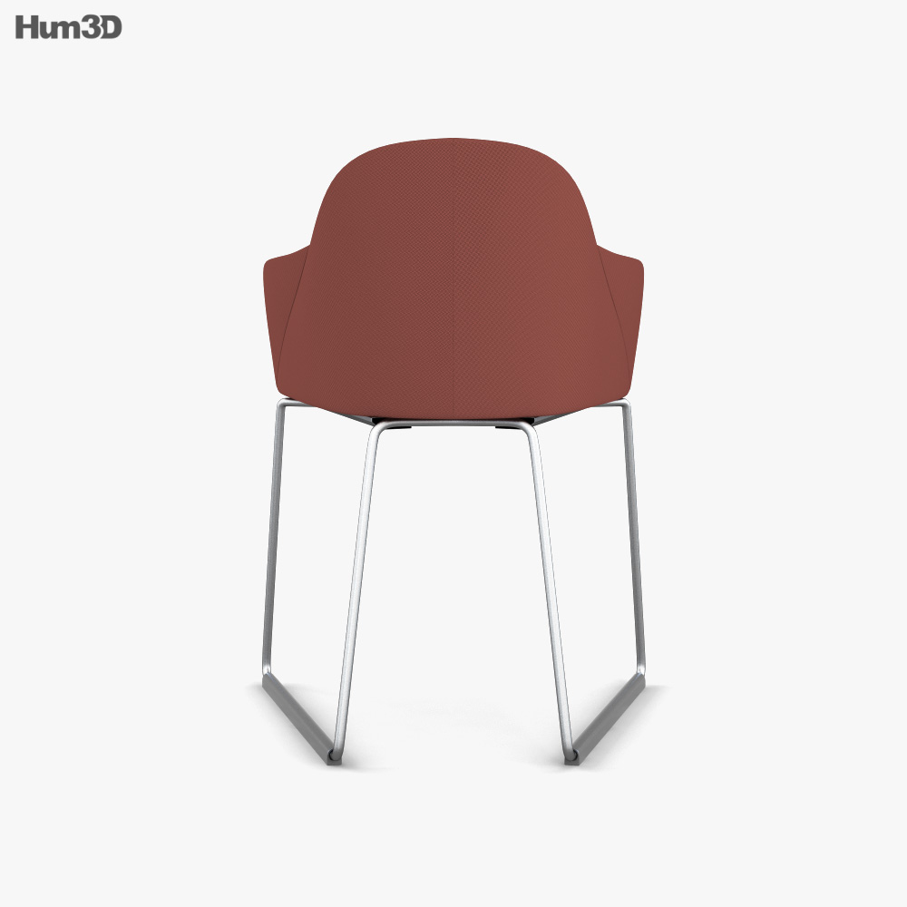 Arper Cila Sled Armchair 3D model - Download in MAX, OBJ, FBX, C4D