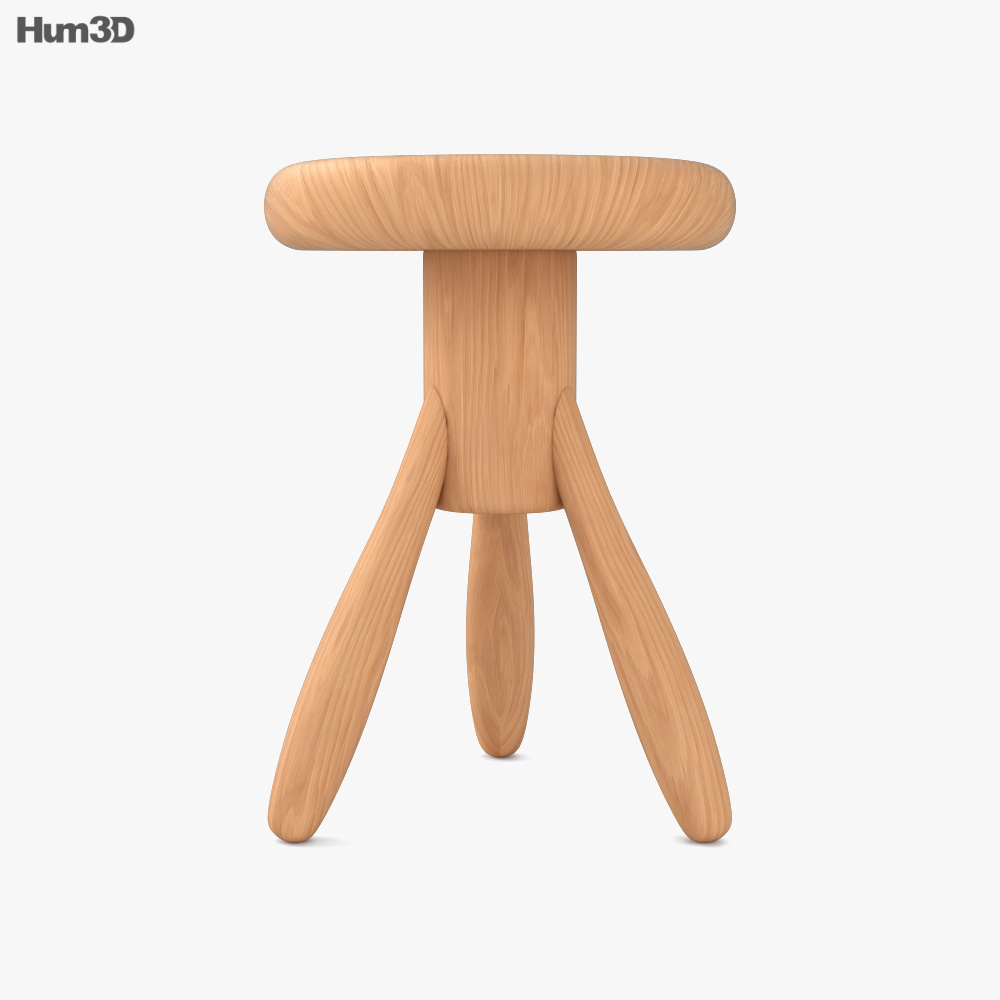 Artek Baby Rocket Stool 3D model - Download in MAX, OBJ, FBX, C4D