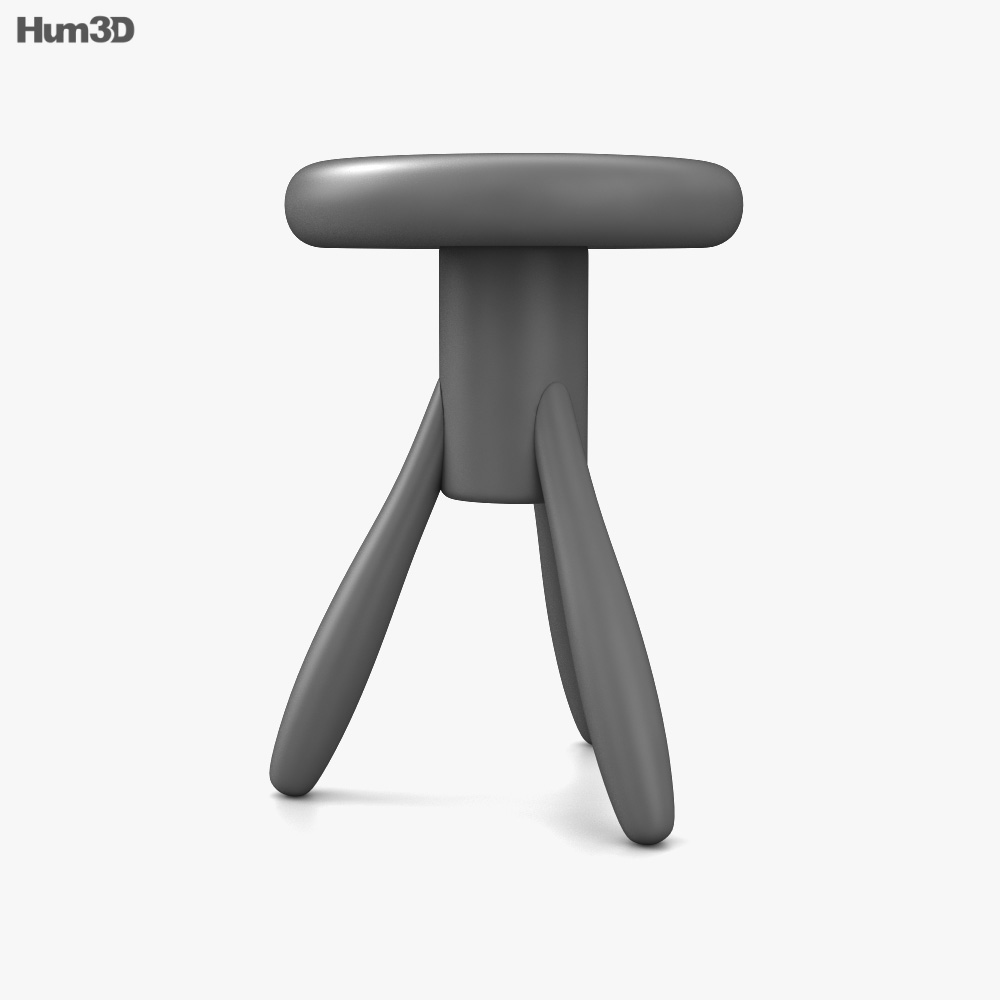 Artek Baby Rocket Stool 3D model - Download in MAX, OBJ, FBX, C4D