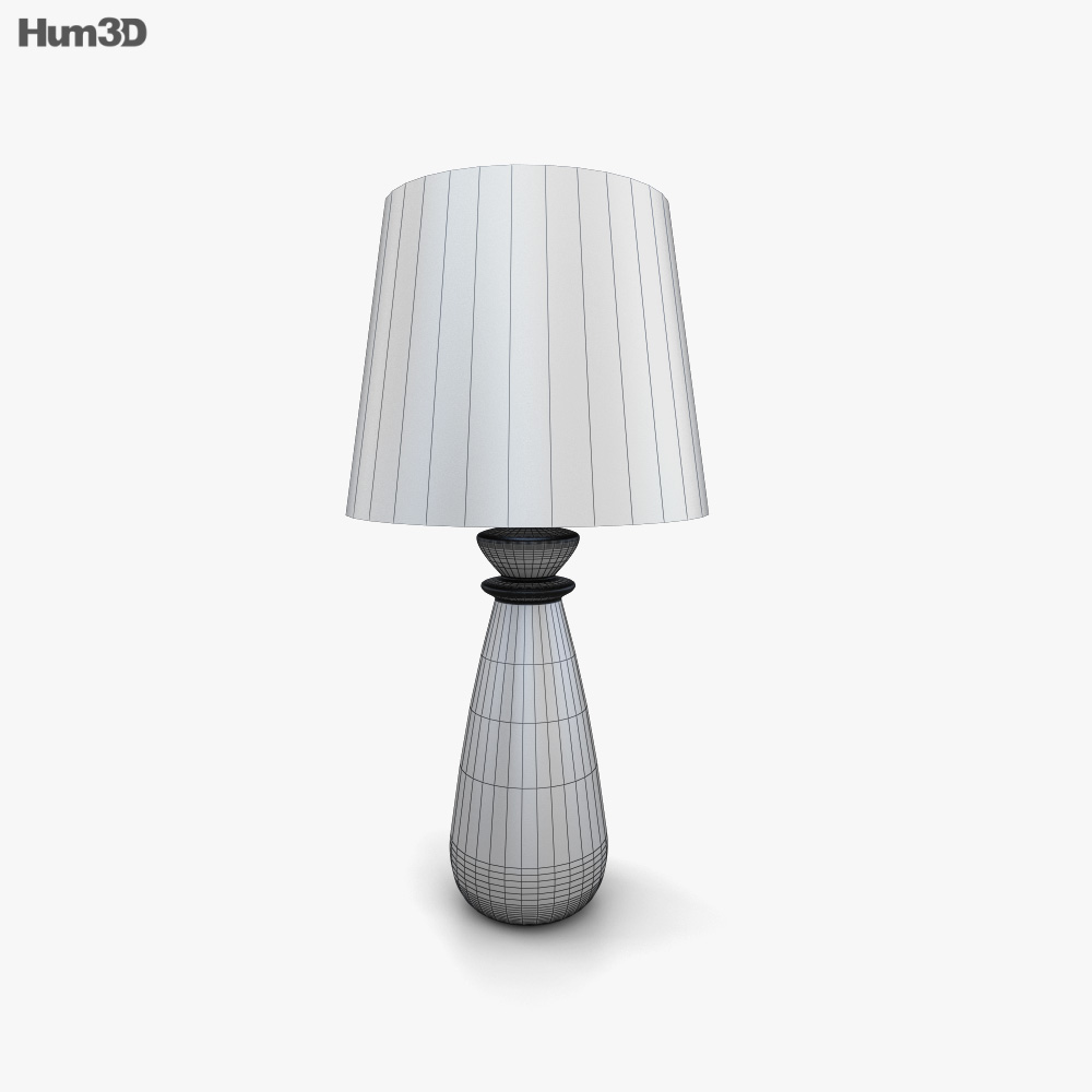 Ashley Mell table lamp 3D model - Download in MAX, OBJ, FBX, C4D