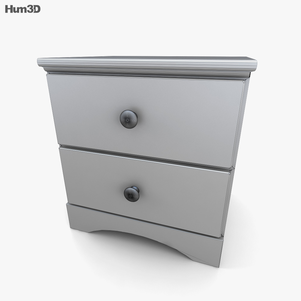 Ashley Benjamin Nightstand 3D model - Download in MAX, OBJ, FBX, C4D
