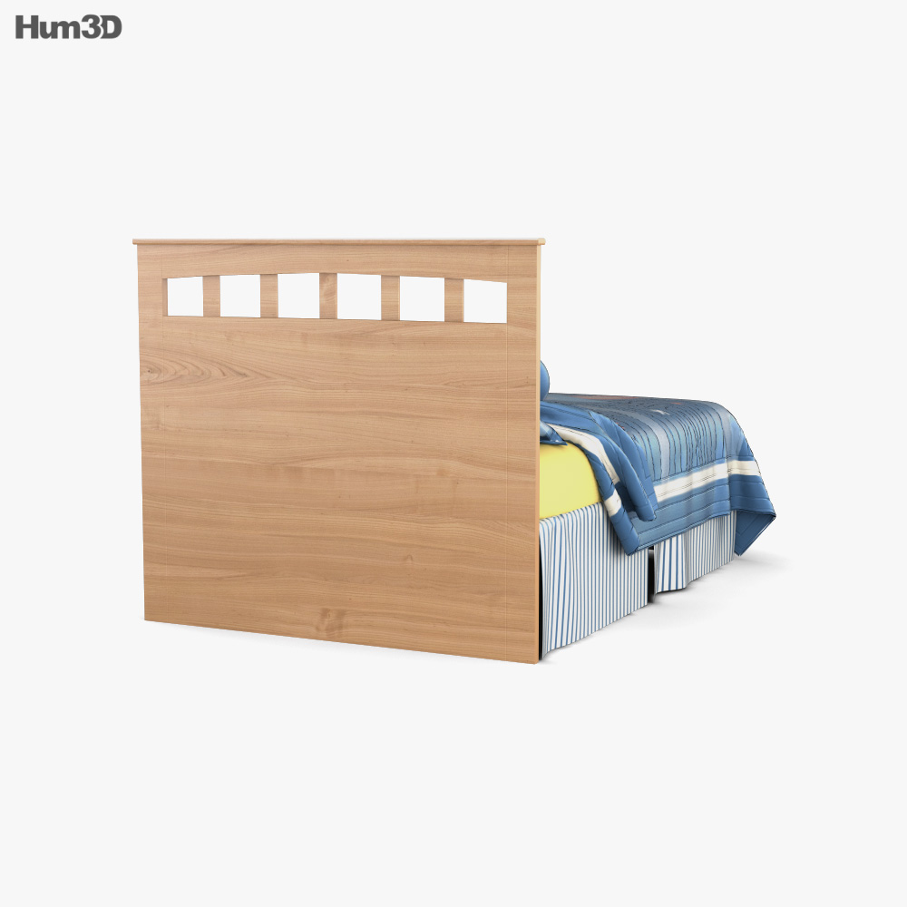 Ashley Benjamin Bed 3D model - Download in MAX, OBJ, FBX, C4D