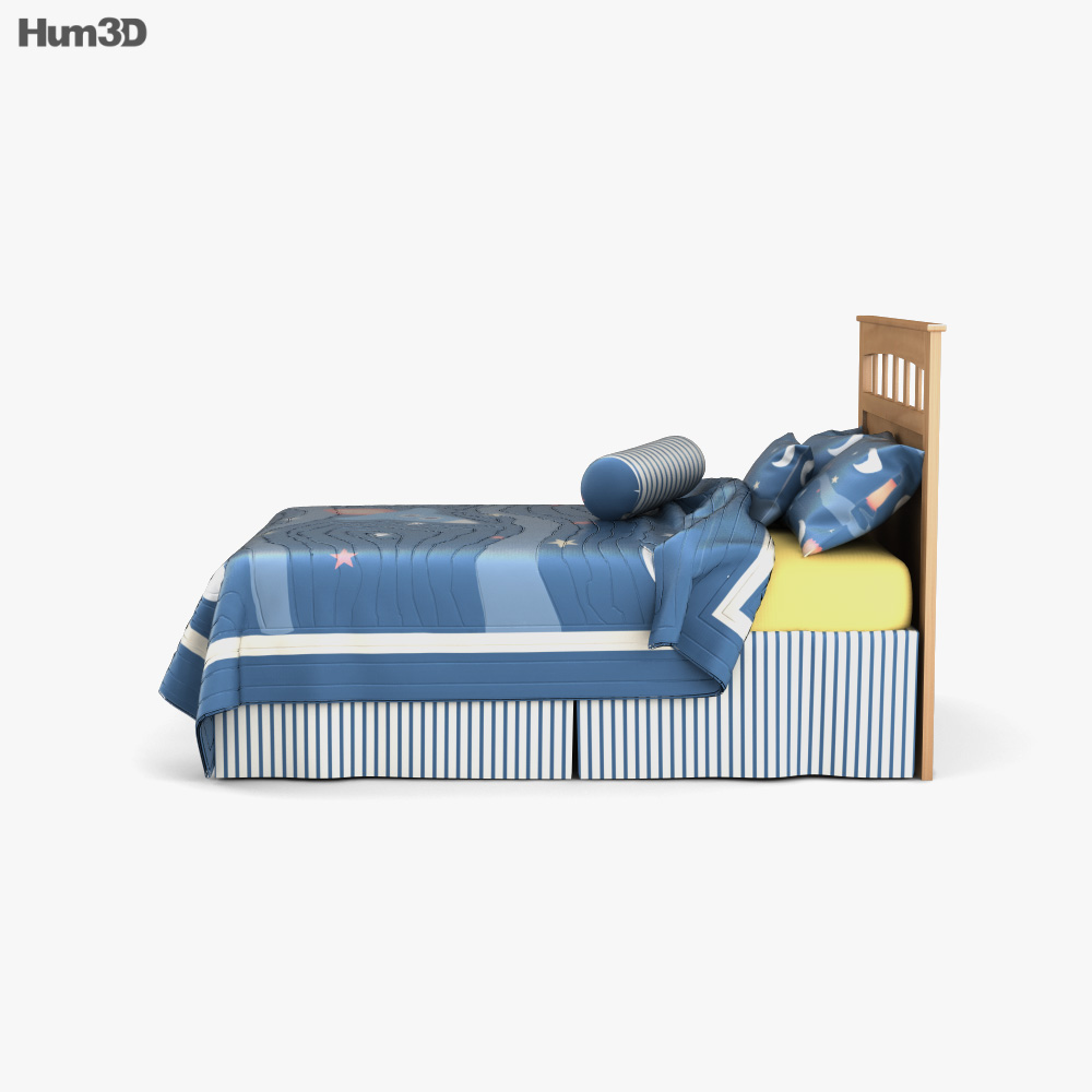 Ashley Benjamin Bed 3D model - Download in MAX, OBJ, FBX, C4D