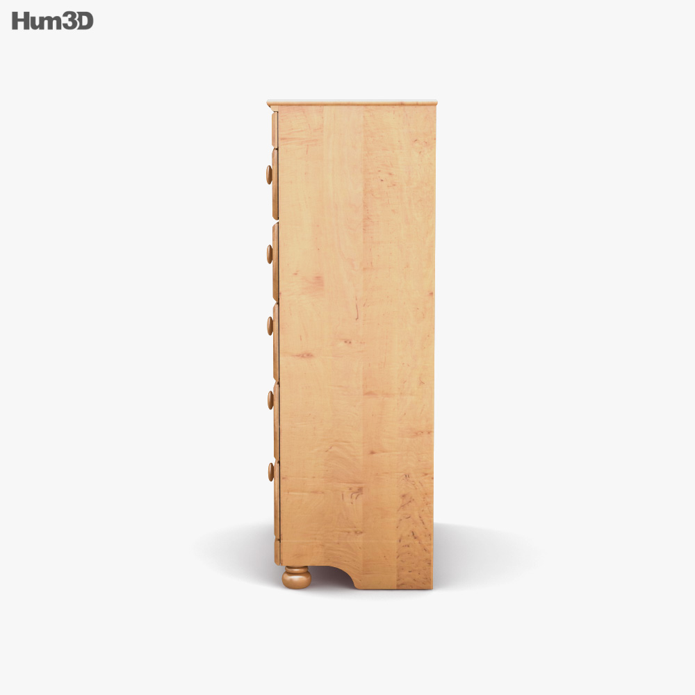 Ashley Stages Chest 3D model - Download in MAX, OBJ, FBX, C4D