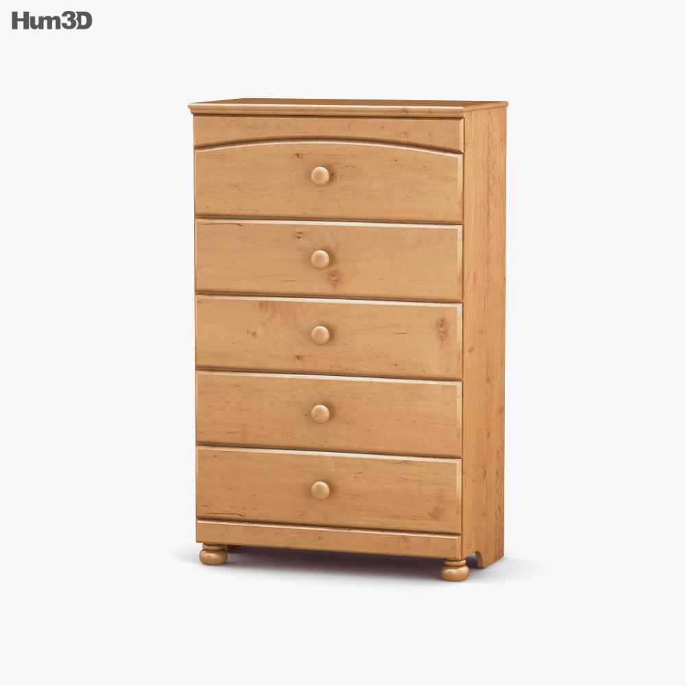 Ashley Stages Chest 3D model - Download in MAX, OBJ, FBX, C4D