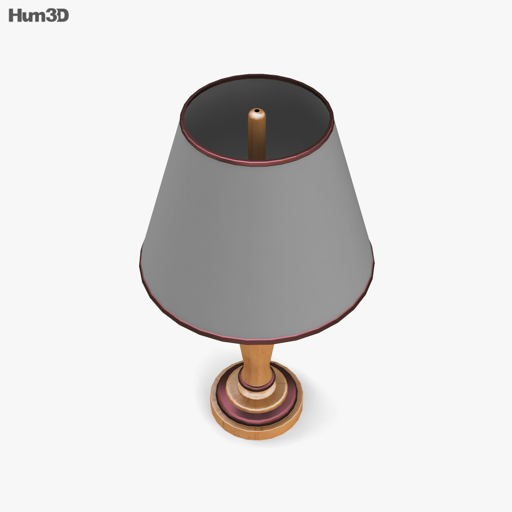 Ashley Stages table lamp 3D model - Download in MAX, OBJ, FBX, C4D