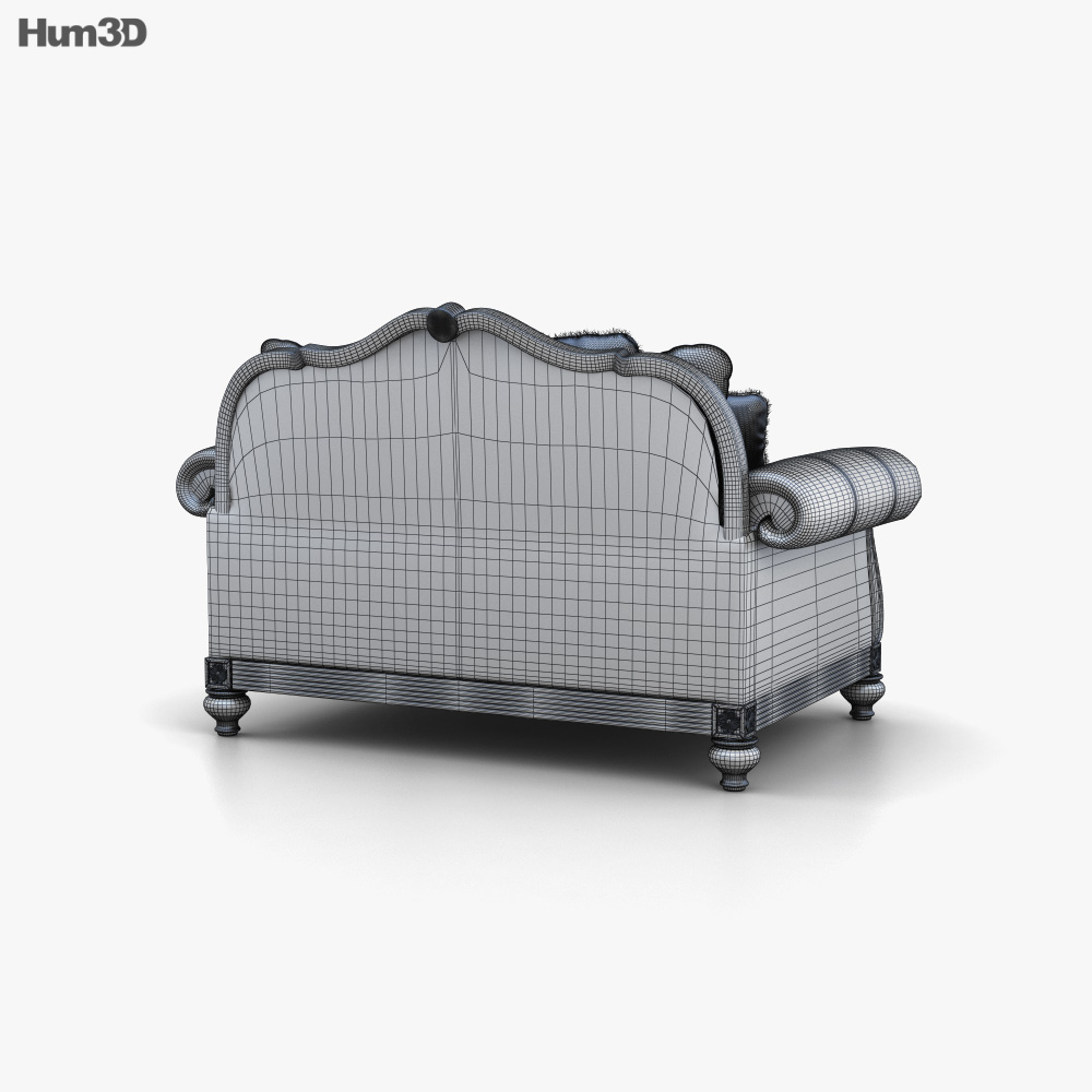 Ashley Key Town Loveseat 3D model - Download in MAX, OBJ, FBX, C4D