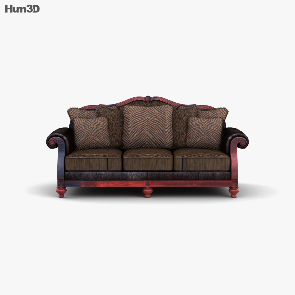 Ashley Key Town Sofa 3D model - Download in MAX, OBJ, FBX, C4D
