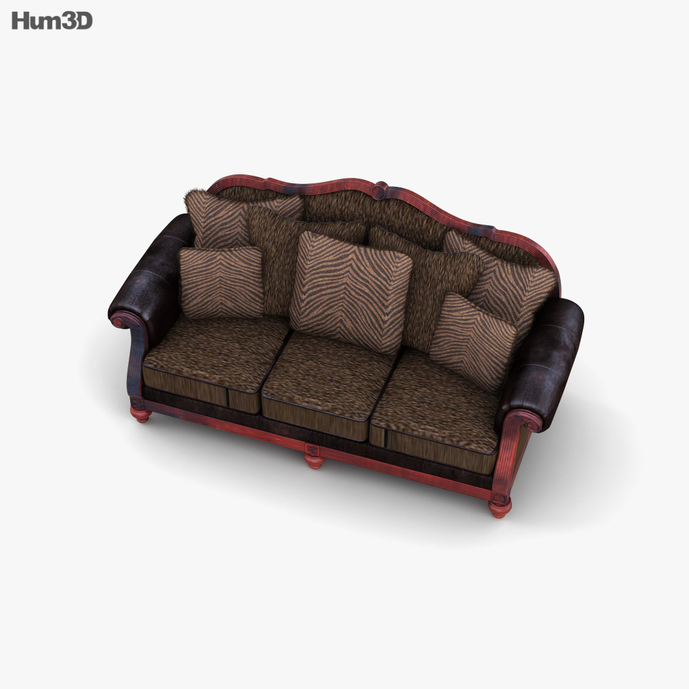 Ashley Key Town Sofa 3D model - Download in MAX, OBJ, FBX, C4D