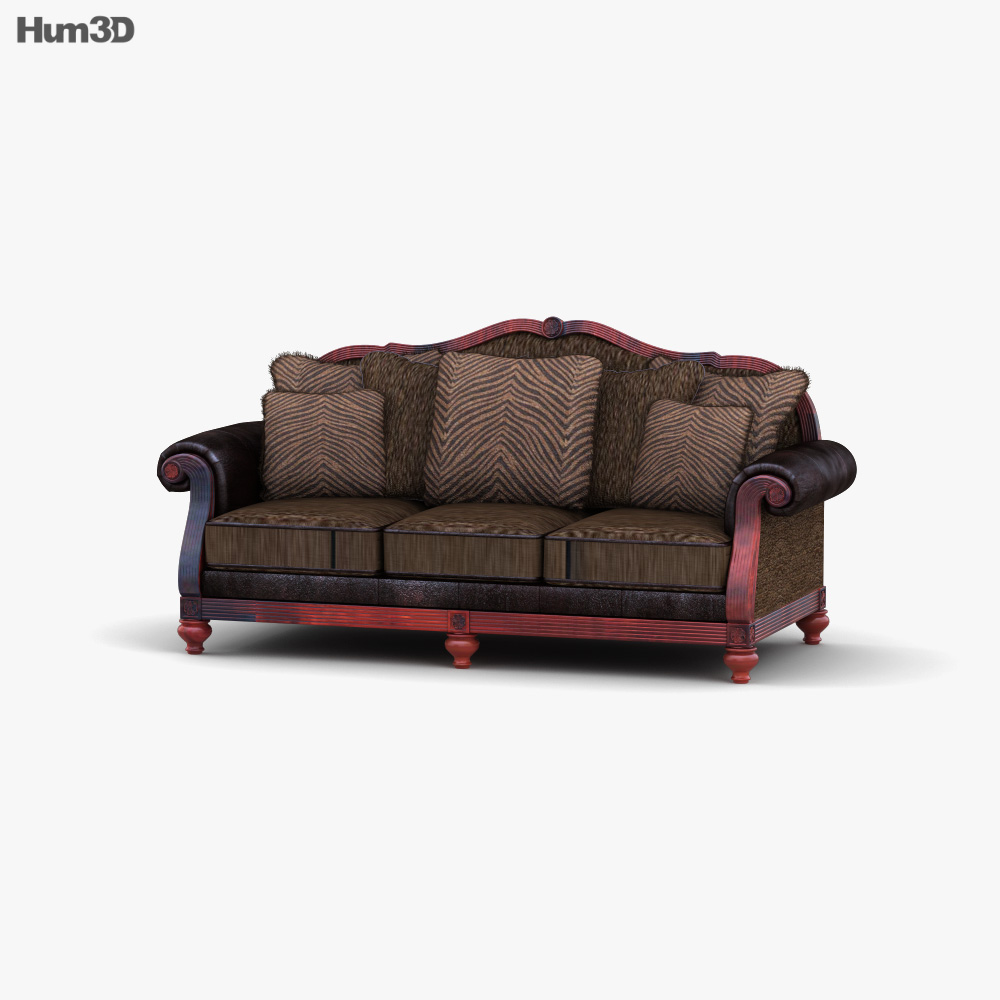 Ashley Key Town Sofa 3D model - Download in MAX, OBJ, FBX, C4D