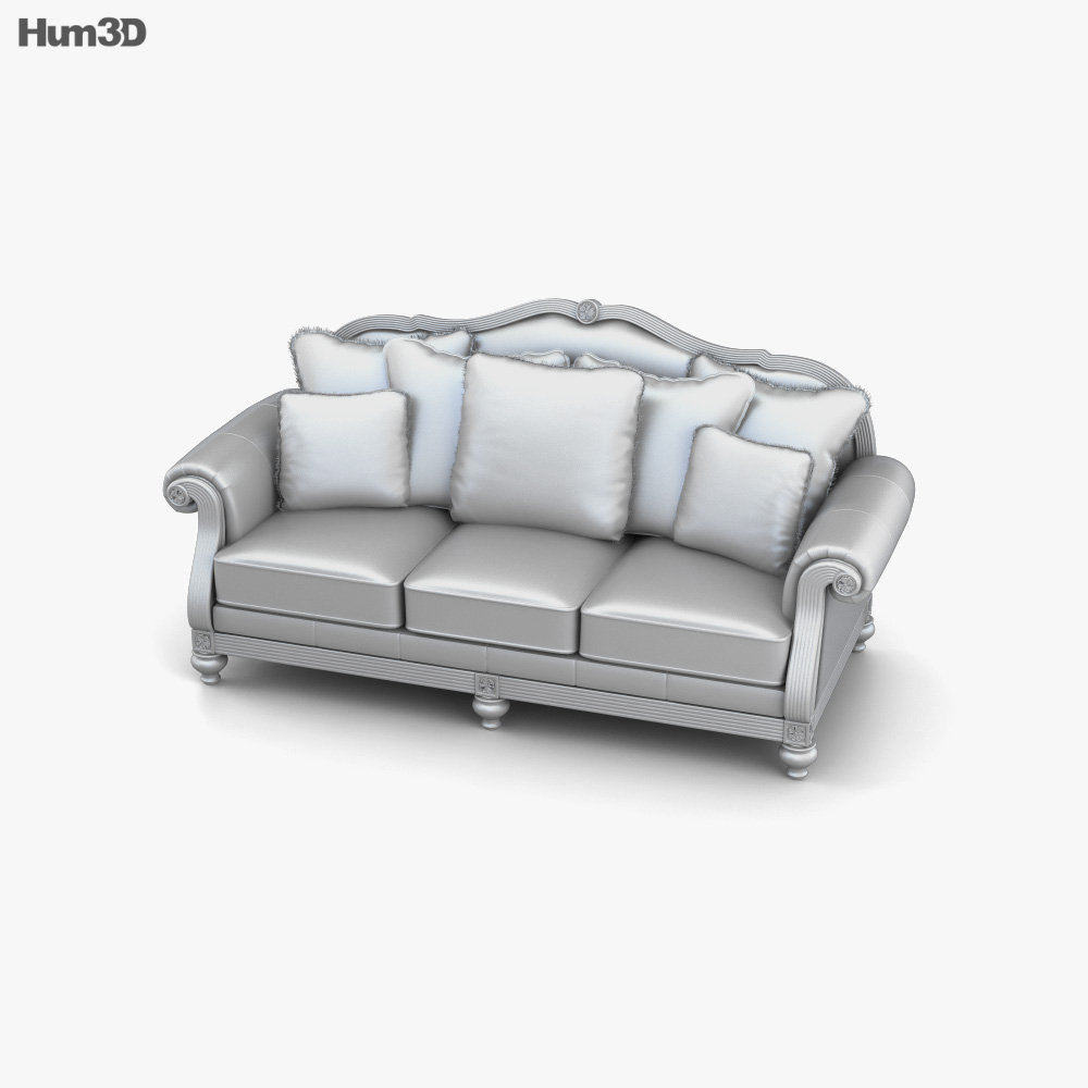 Ashley Key Town Sofa 3D model - Download in MAX, OBJ, FBX, C4D