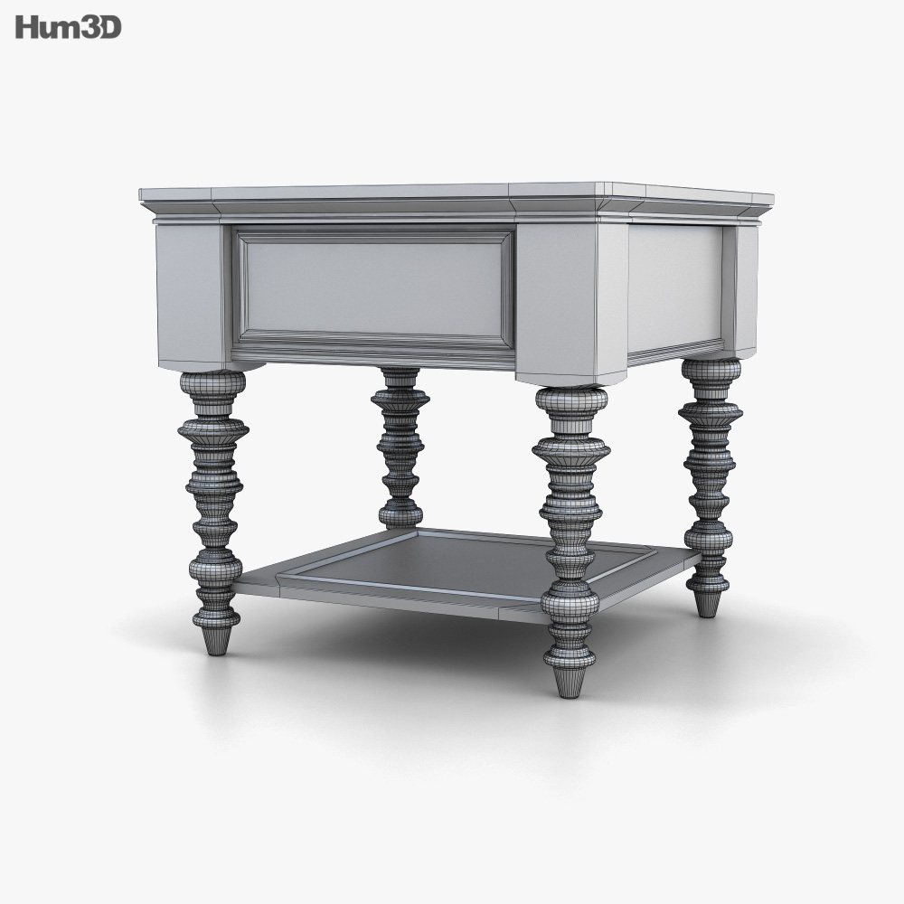 Ashley Key Town - Truffle Table 3D model - Download in MAX, OBJ, FBX, C4D