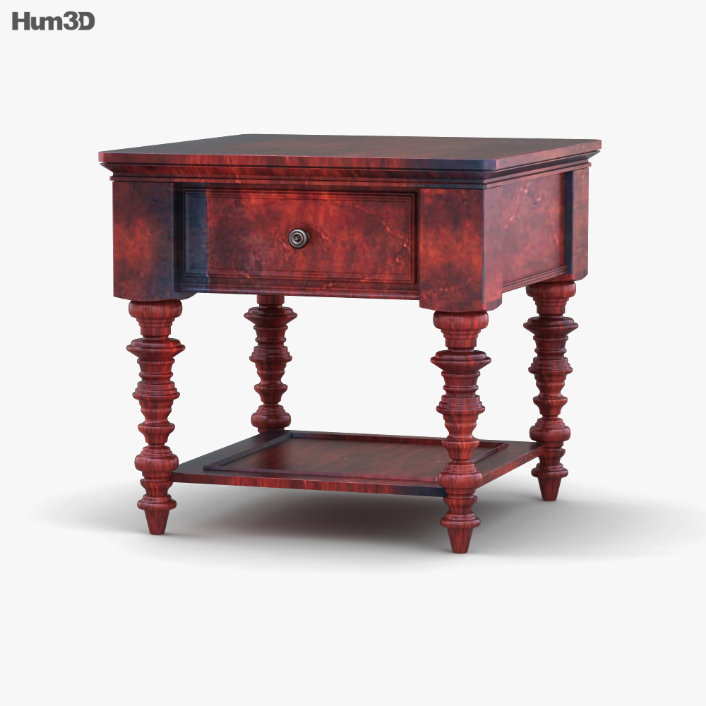 Ashley Key Town - Truffle Table 3D model - Download in MAX, OBJ, FBX, C4D