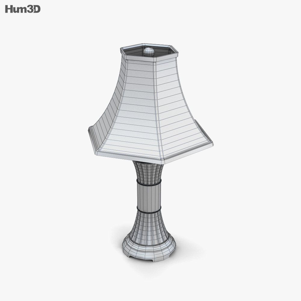 Ashley Mariana table lamp 3D model - Download in MAX, OBJ, FBX, C4D