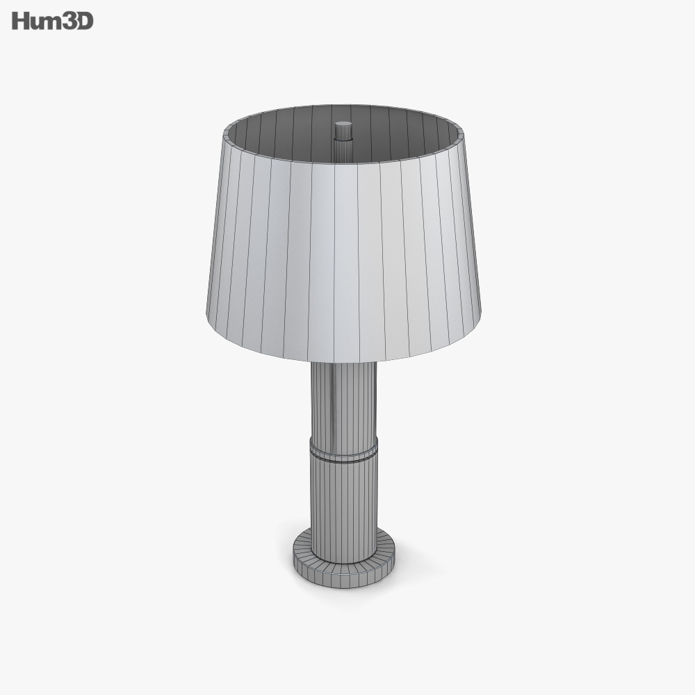 Ashley Norma table lamp 3D model - Download in MAX, OBJ, FBX, C4D