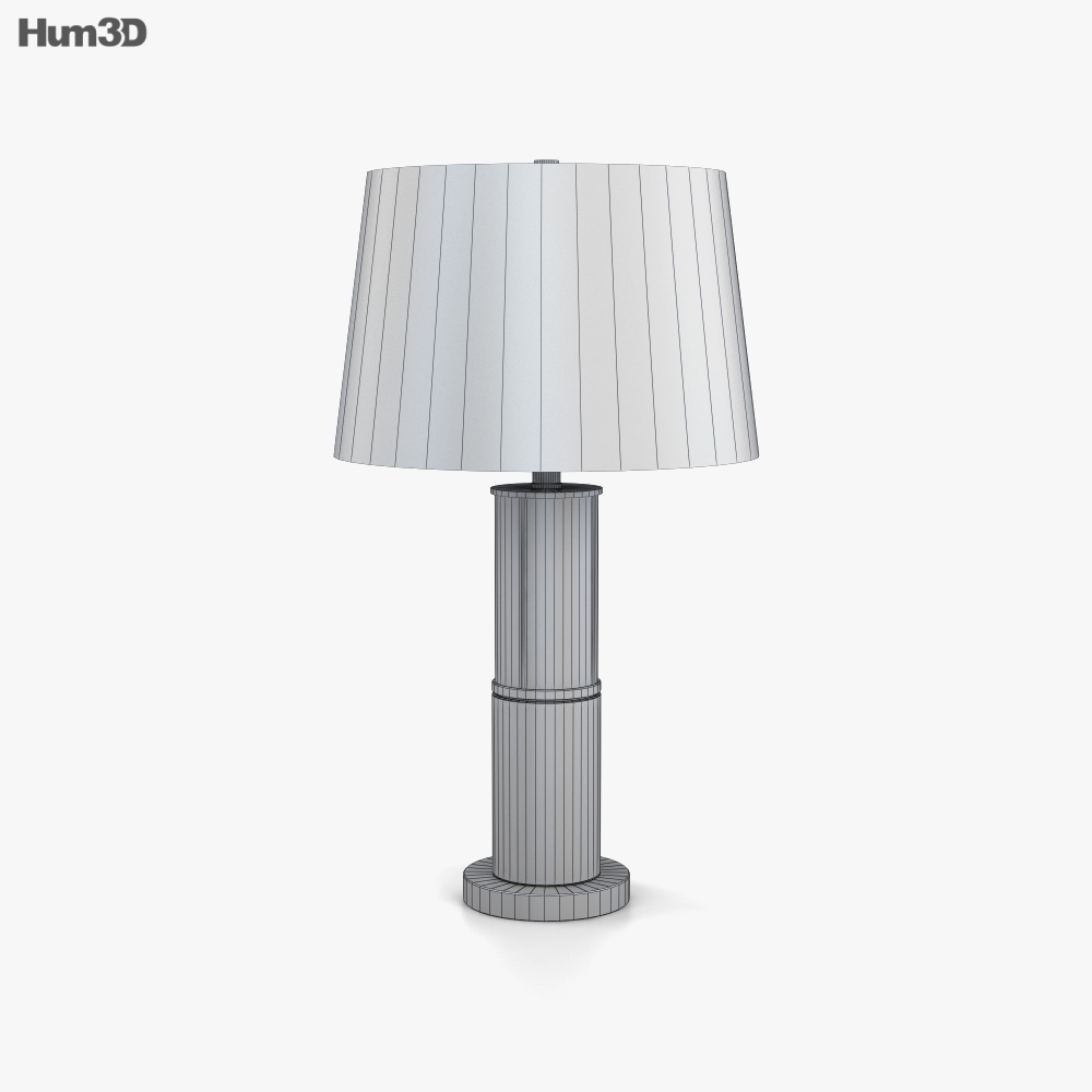 Ashley Norma table lamp 3D model - Download in MAX, OBJ, FBX, C4D