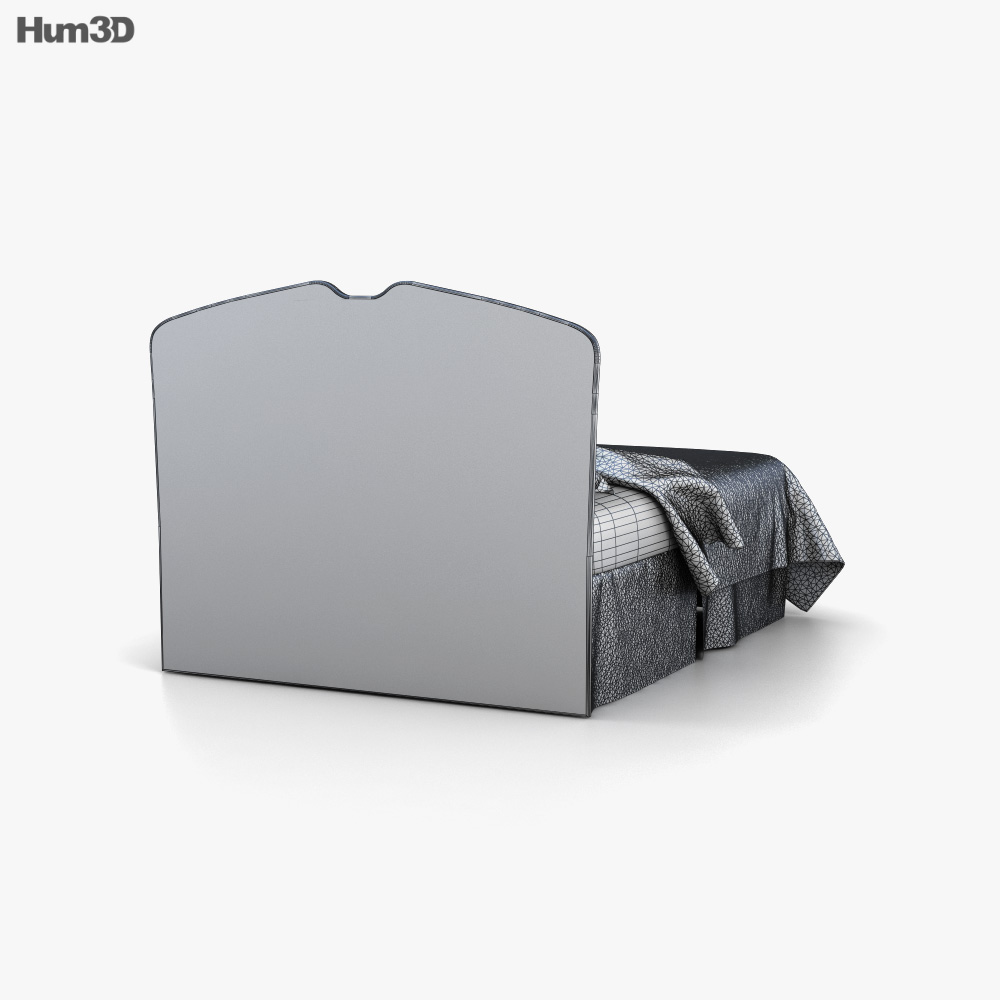 Ashley Havianna Panel bed 3D model - Download in MAX, OBJ, FBX, C4D