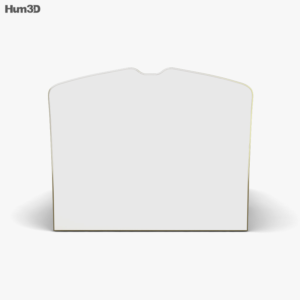 Ashley Havianna Panel bed 3D model - Download in MAX, OBJ, FBX, C4D