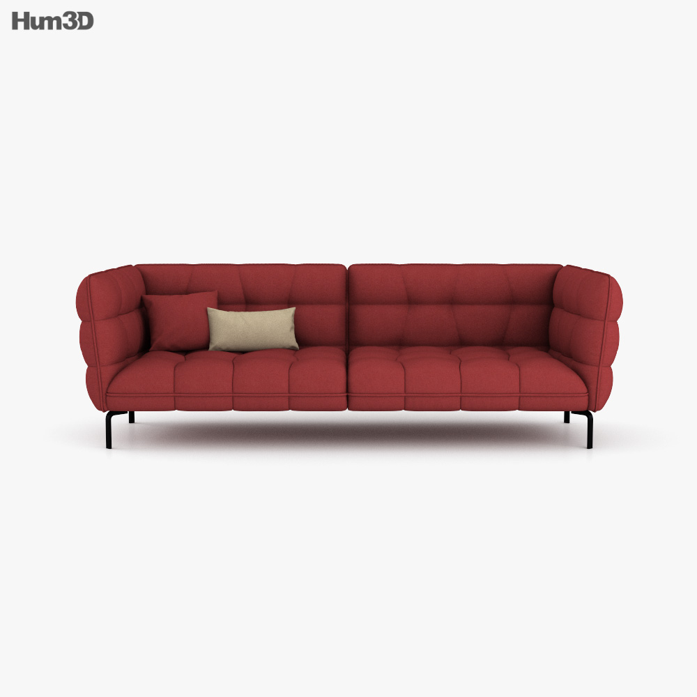 B and B Husk Sofa 3D model - Download in MAX, OBJ, FBX, C4D