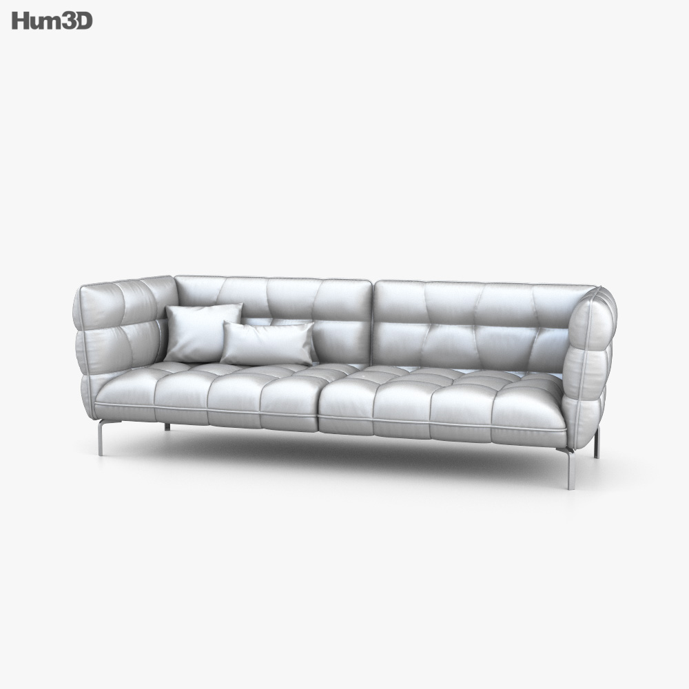 B and B Husk Sofa 3D model - Download in MAX, OBJ, FBX, C4D