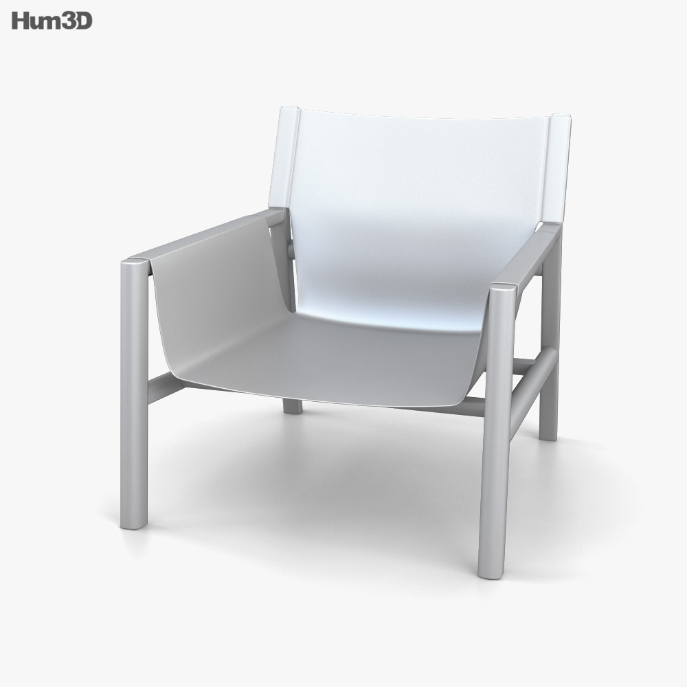 B and B Pablo Armchair 3D model - Download in MAX, OBJ, FBX, C4D