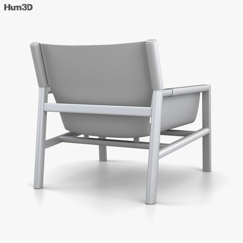 B and B Pablo Armchair 3D model - Download in MAX, OBJ, FBX, C4D