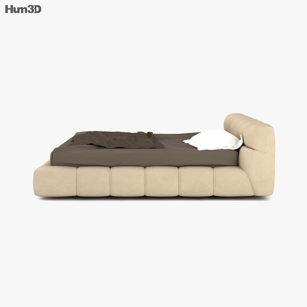 B and B Tufty Bed 3D model - Download in MAX, OBJ, FBX, C4D