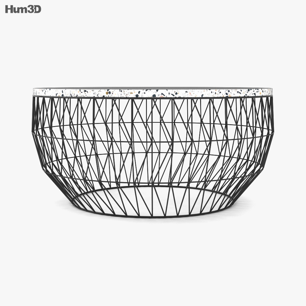 Bend Goods Coffee table 3D model - Download in MAX, OBJ, FBX, C4D