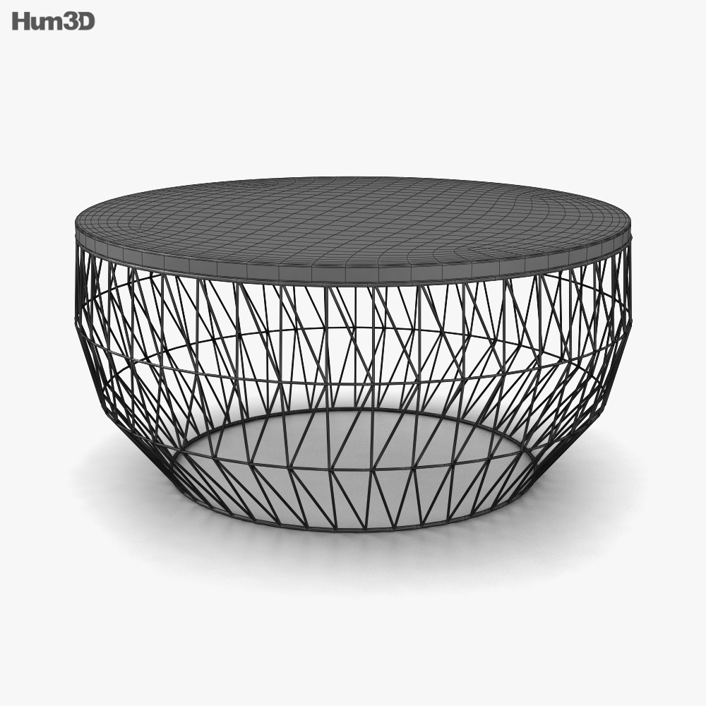 Bend Goods Coffee table 3D model - Download in MAX, OBJ, FBX, C4D